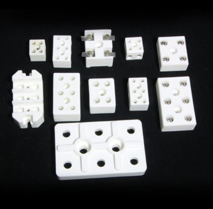 High Temperature 2 Or 3 Pole 24A Steatite Ceramics Terminal Block ...
