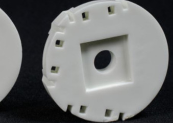 Thermal Insulator Steatite Material Steatite Ceramic Washers Parts For Taps