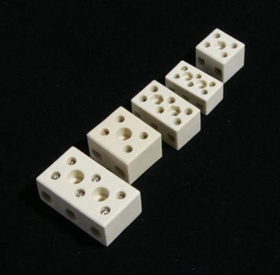 High Temperature 2 Or 3 Pole 24A Steatite Ceramics Terminal Block ...